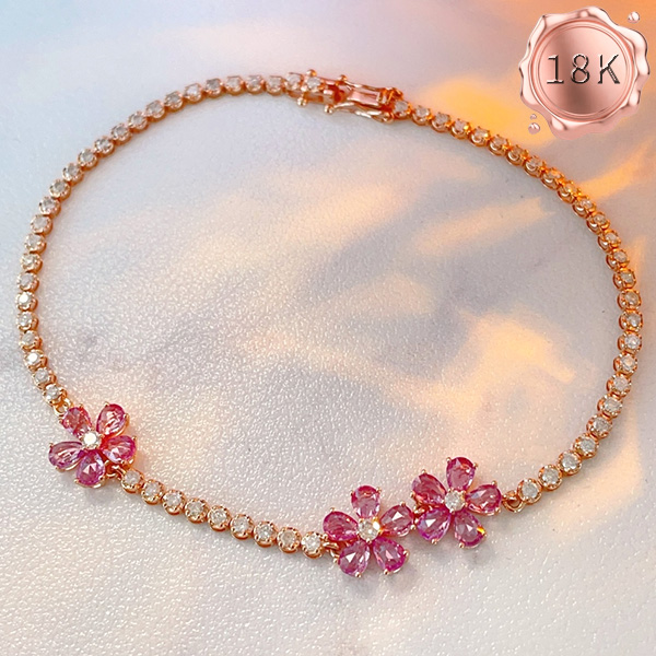 Jewelryroom.com - LUXURY COLLECTION ! 1.36 CT GENUINE PINK SAPPHIRE & 0 ...