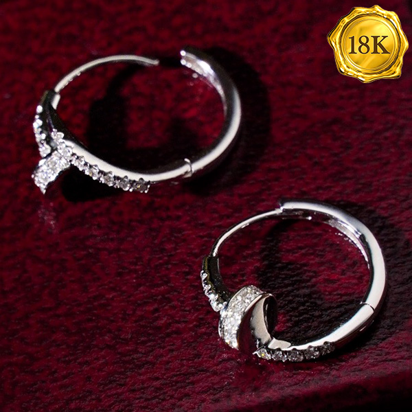 Jewelryroom.com - LUXURY COLLECTION ! 0.26 CT GENUINE DIAMOND 18KT ...