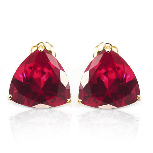 Jewelryroom.com - 1.86 CT EUROPEAN RUBY (VS) 10KT SOLID GOLD EARRINGS ...