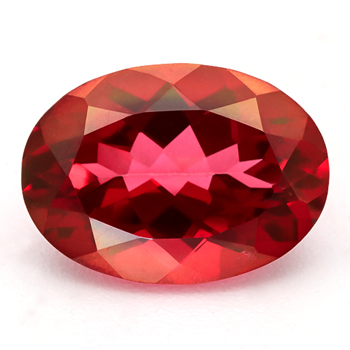 Jewelryroom.com - 6.07 CT IMPERIAL RED TOPAZ (VS) AMAZING SPARKLING ...
