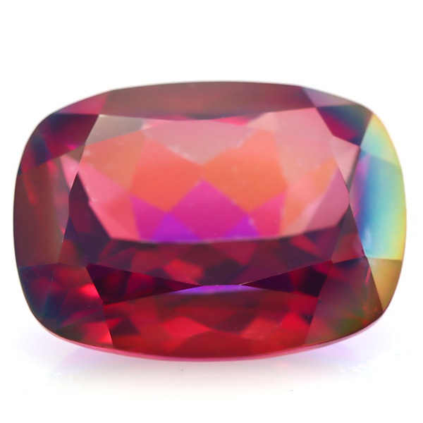 Jewelryroom.com - 5.78 CT IMPERIAL RED TOPAZ (VS) AMAZING SPARKLING ...