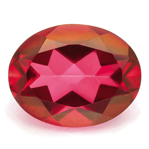 Jewelryroom.com - 3.39 CT IMPERIAL RED TOPAZ (VS) AMAZING SPARKLING ...
