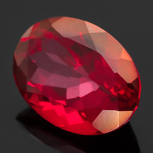 Jewelryroom.com - 3.43 CT IMPERIAL RED TOPAZ (VS) AMAZING SPARKLING ...