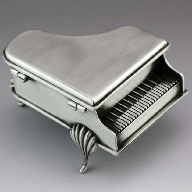 Jewelryroom.com - ANCIENT DESIGN ! GRAND PIANO SHAPED MUSIC BOX - Item ...