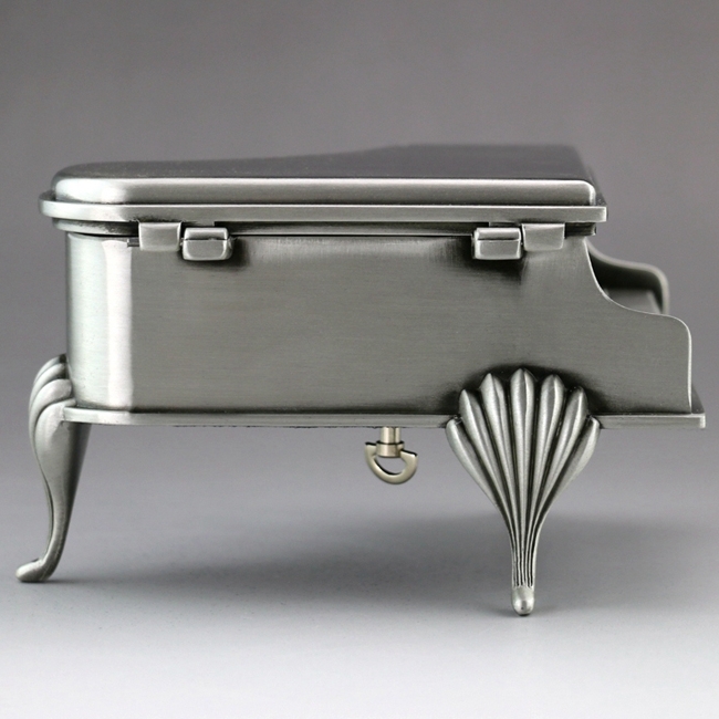 Jewelryroom.com - ANCIENT DESIGN ! GRAND PIANO SHAPED MUSIC BOX - Item ...