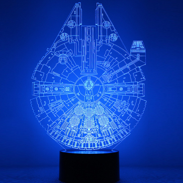 Jewelryroom.com - NEW ! 3D LED STAR TREK BATTLESHIP 7 COLORS TOUCH ...