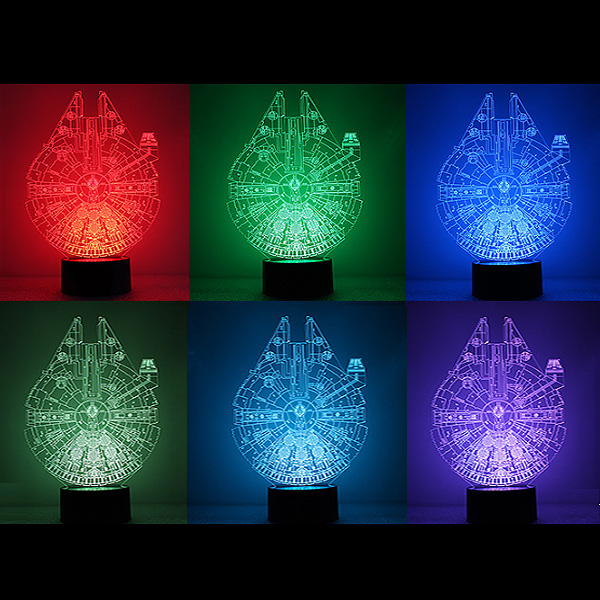 Jewelryroom.com - NEW ! 3D LED STAR TREK BATTLESHIP 7 COLORS TOUCH ...