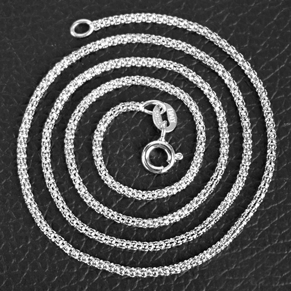 Jewelryroom.com - 18 INCHES 1.3MM 925 STERLING SILVER KOREAN CHAIN ...