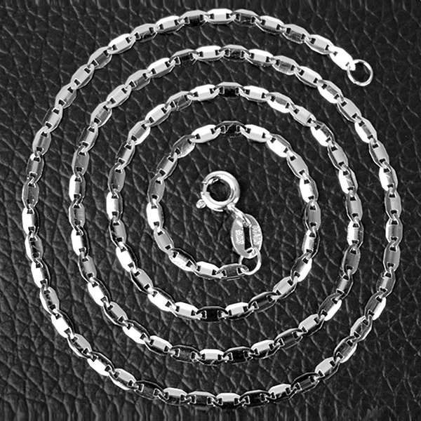 Jewelryroom.com - 18 INCHES 1.8MM 925 STERLING SILVER MOTIF CHAIN ...