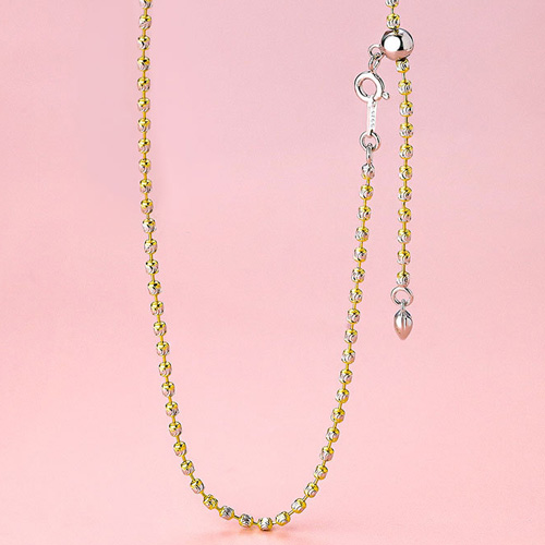Jewelryroom.com - 6.3G 24 INCHES 50CM ADJUSTABLE BEAD CHAIN 925 ...