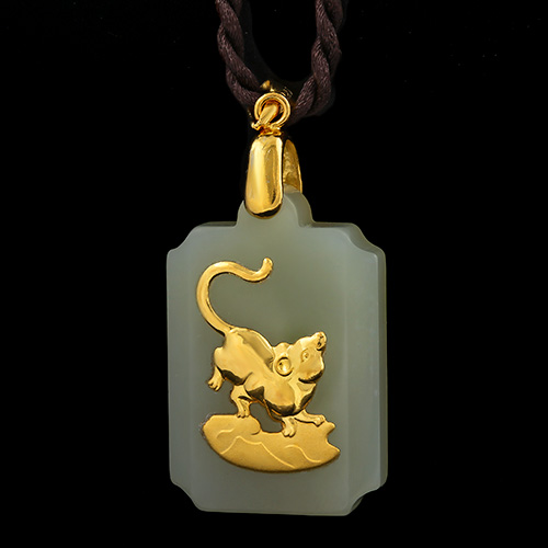 Jewelryroom.com - ELITE ! 24K GOLD PLATED MONEY RAT OF CHINESE ZODIAC ...