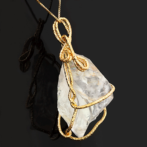 Jewelryroom.com - WIRE TWINING UNIQUE 18K GOLD PLATED GERMAN SILVER RAW ...