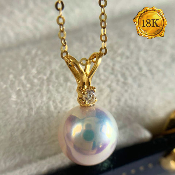 Jewelryroom.com - EXCLUSIVE ! 7-8MM JAPAN AKOYA PEARL & GENUINE DIAMOND ...