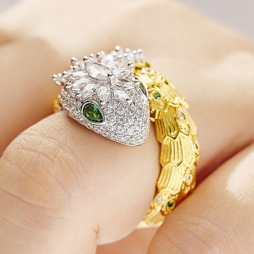 Jewelryroom.com - NEW ! BRUSHED FINISHED CREATED EMERALD 18K TWO-TONE ...