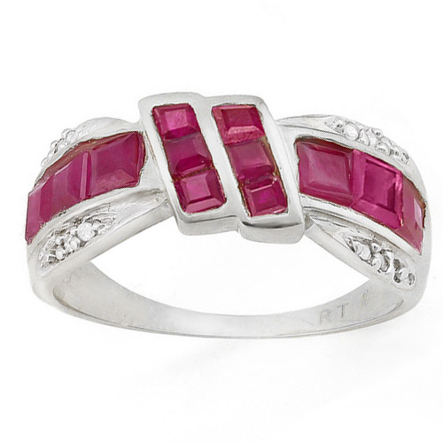 Jewelryroom.com - ELEGANT ! WOMENS 14K WHITE GOLD OVER SOLID STERLING ...