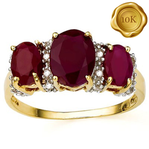 Jewelryroom.com - SPARKLING ! 1.80 CT EUROPEAN RUBY & 2PCS EUROPEAN ...