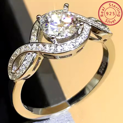 Jewelryroom.com - (CERTIFICATE REPORT) 1.00 CT DIAMOND MOISSANITE 925 ...
