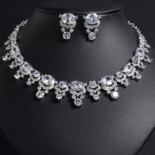 Jewelryroom.com - PRICELESS ! CREATED WHITE SAPPHIRE EARRINGS ...