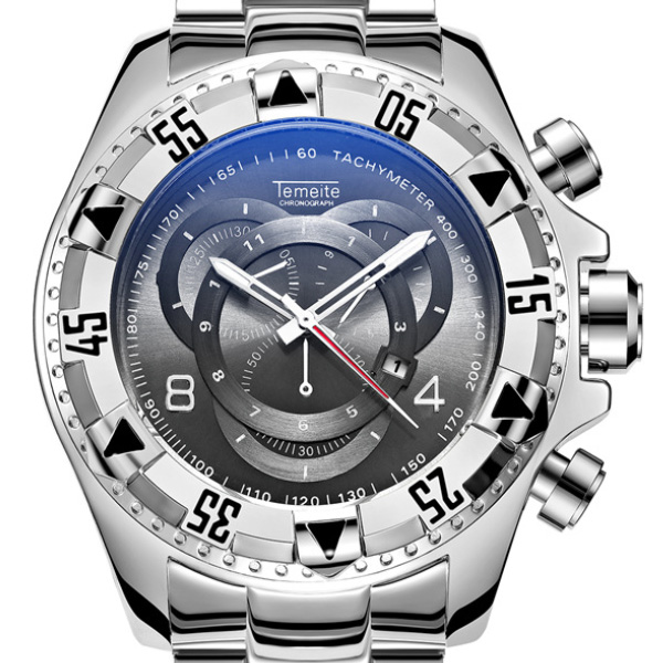 Jewelryroom.com - CLASSIC CHRONOGRAPH 18K GOLD-PLATED WATER RESISTANT ...