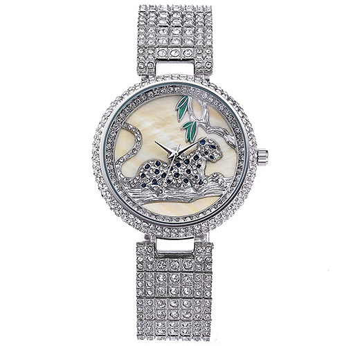 Jewelryroom.com - IRRESISTIBLE ! LUXURY SPARKLING CRYSTAL LEOPARD WATER ...