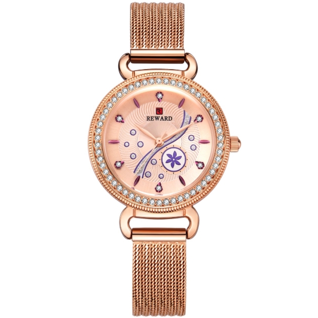 Jewelryroom.com - CLASSIC 18K GOLD-PLATED WATER RESISTANT STEEL STRAP ...