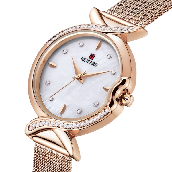Jewelryroom.com - CLASSIC 18K GOLD-PLATED WATER RESISTANT STEEL STRAP ...