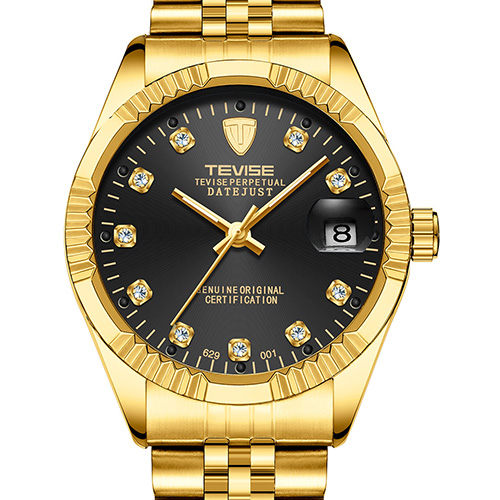 Jewelryroom.com - MENS STAINLESS STEEL LUXURY CLASSIC WATERPROOF ...