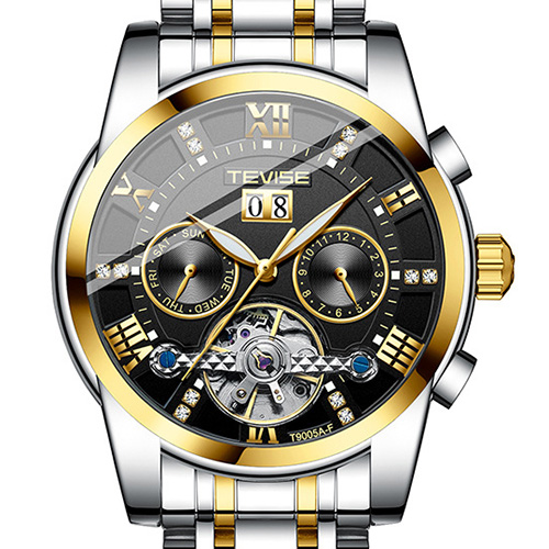 Jewelryroom.com - MENS STAINLESS STEEL LUXURY CLASSIC WATERPROOF ...