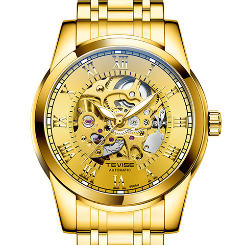 Jewelryroom.com - MENS STAINLESS STEEL LUXURY CLASSIC WATERPROOF ...